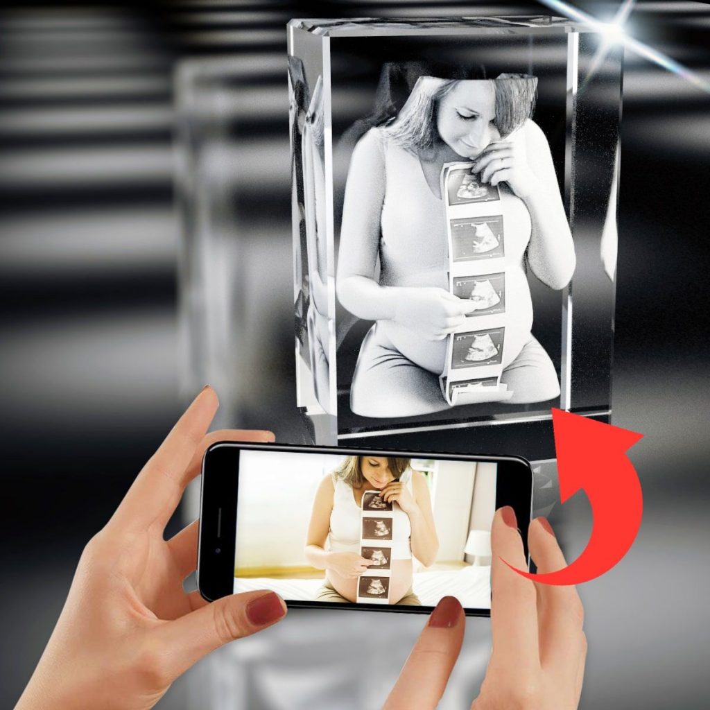 3D Crystal Glass Picture Rectangle Frames - 3d Crystal AE