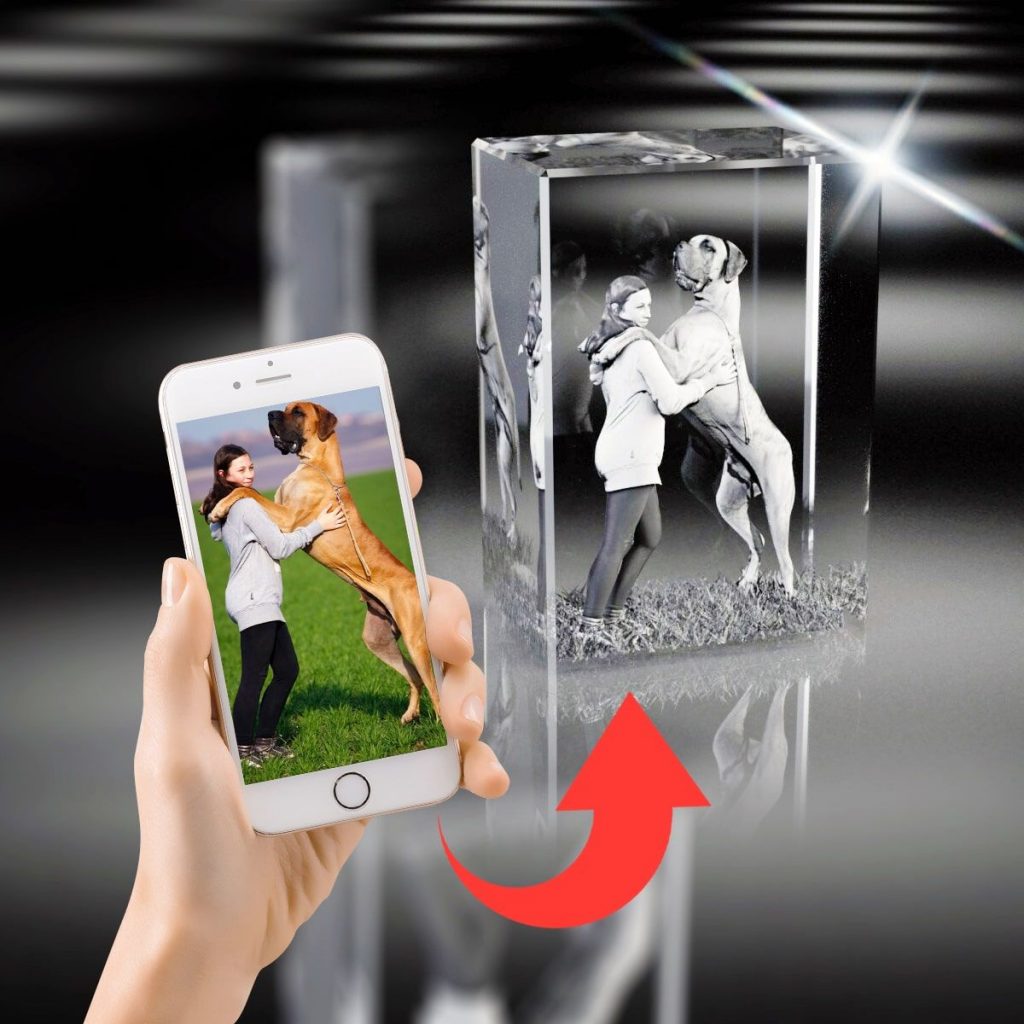 3D Crystal Glass Picture Rectangle Frames - 3d Crystal AE