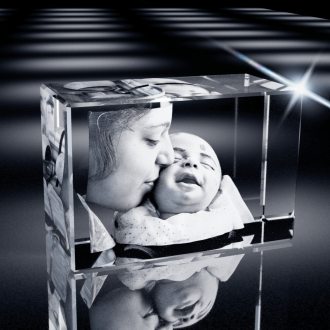 Custom 3D Crystal Rectangle Wide Photo Gits- 3D Crystal AE